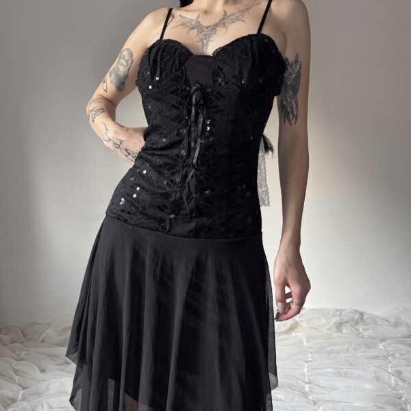 ALTERNATIVE MIDI DRESS w CORSET – VTGLAB