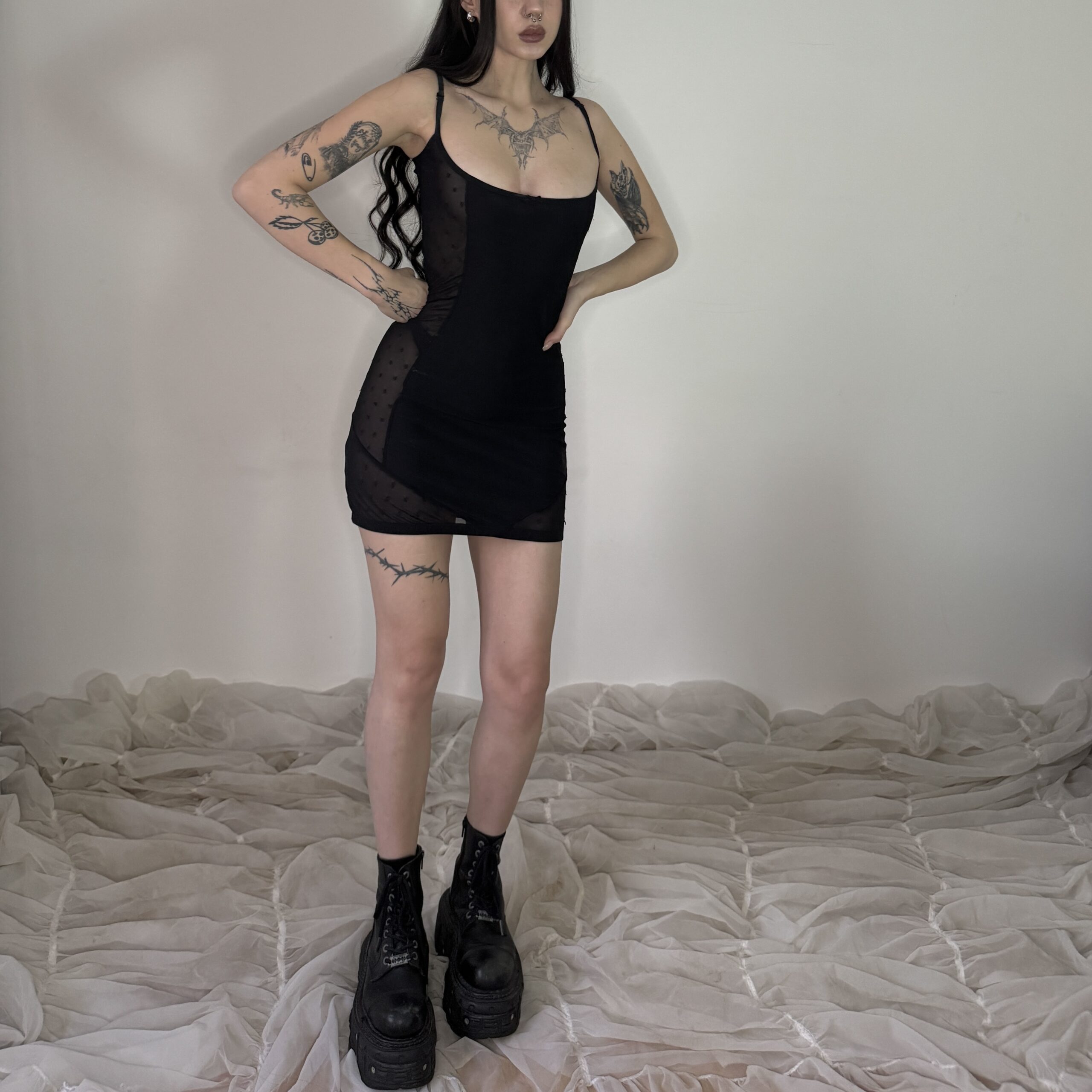 BLACK MINI SHAPEWEAR DRESS – VTGLAB