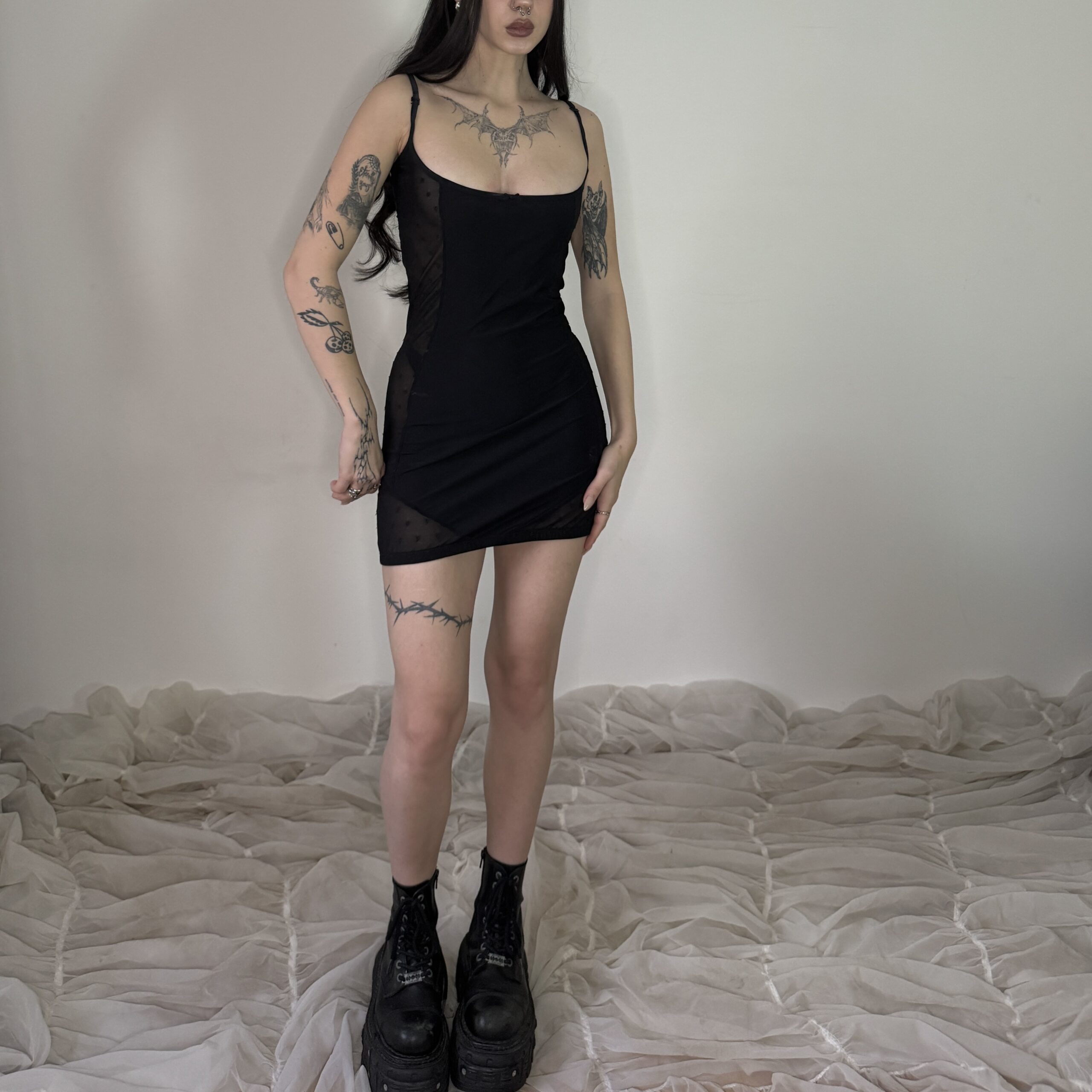 BLACK MINI SHAPEWEAR DRESS – VTGLAB